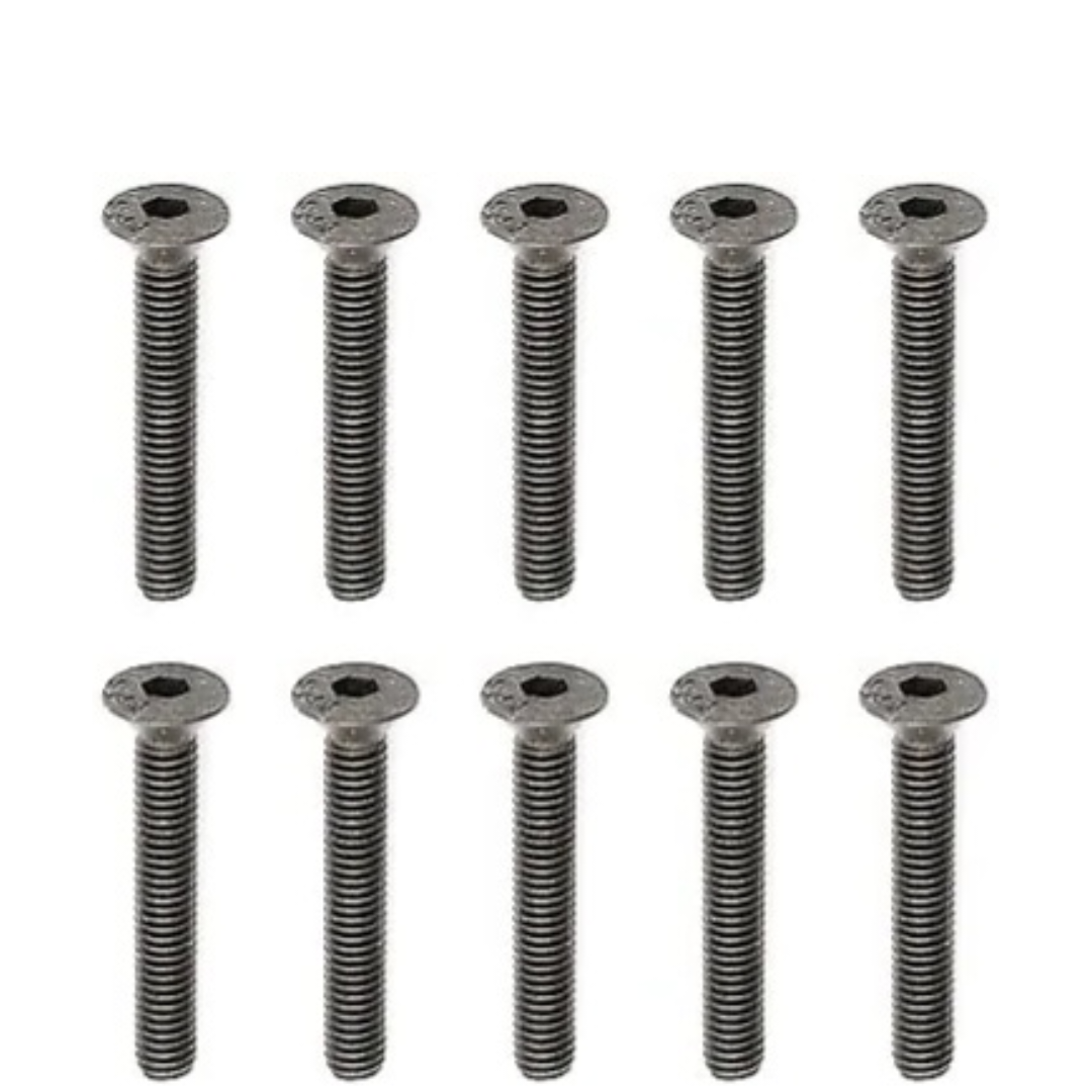 M3×20mm Flat Head Screws - (10 Pack)