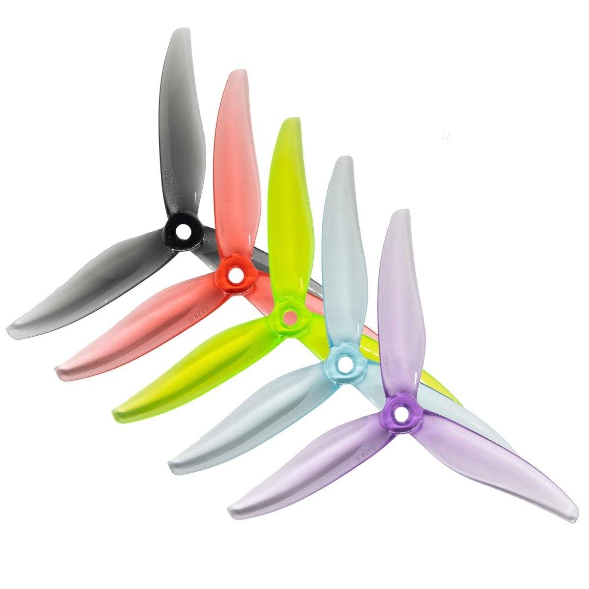 Gemfan Fury 5128-3 / 5" FPV Propeller (2CCW+2CW) - Choose Color