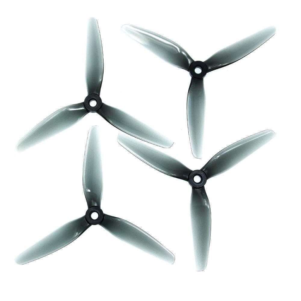 HQ Prop ETHIX S5 5x4x3 Tri-Blade 5" Prop 4 Pack - Light Grey