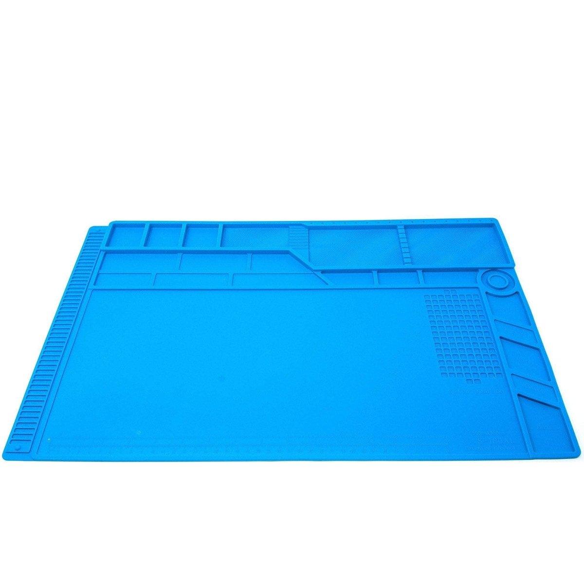 S-180A1 Large Heat Resistant Silicone Soldering Work Mat w/ Magnets